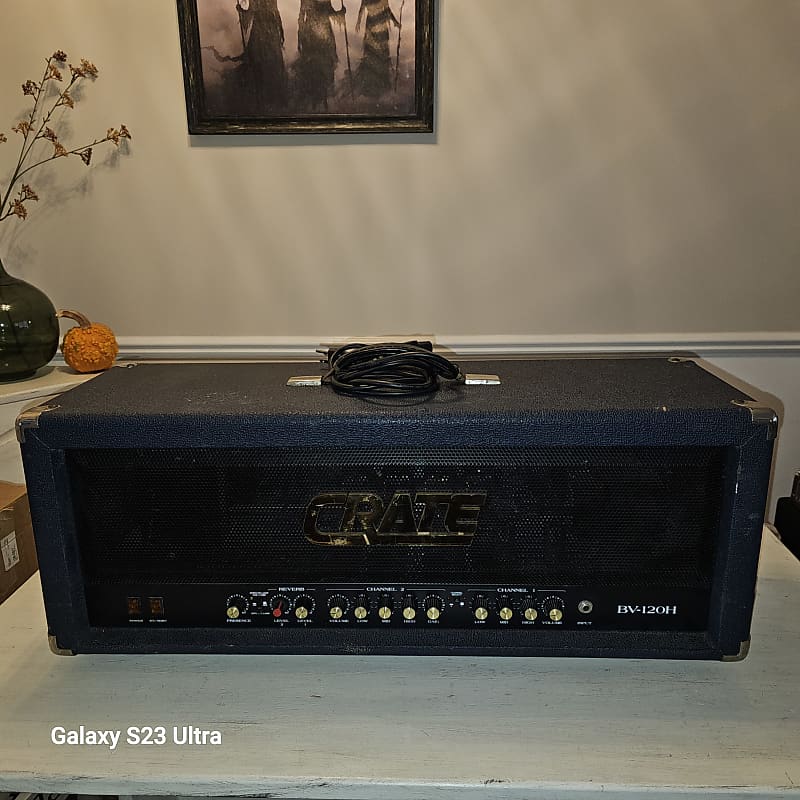 Crate Blue Voodoo 120H Tube Head Reverb | Reverb