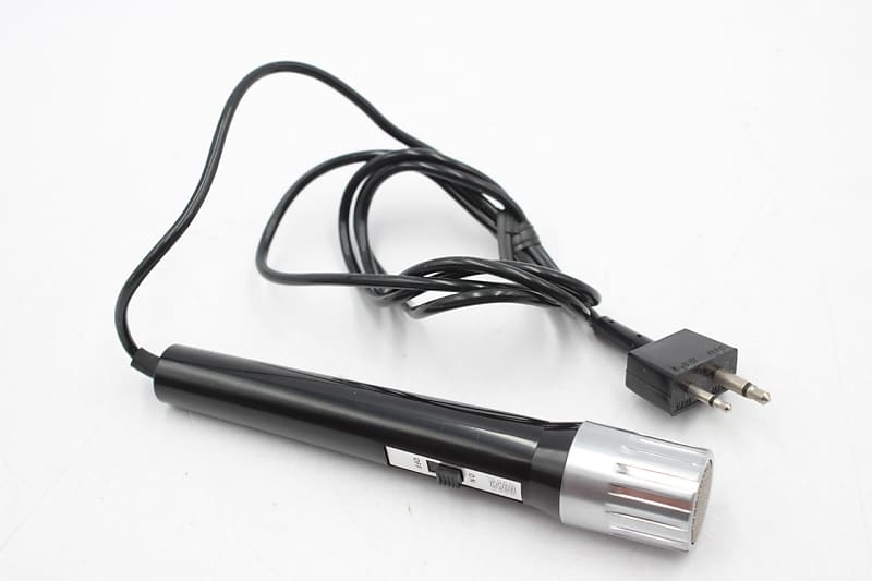 Ross Vintage Cassette-Recorder Microphone w/ case & cables | Reverb