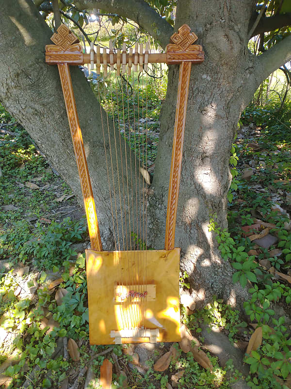 Ethiopian Begena Lyre Harp | Reverb