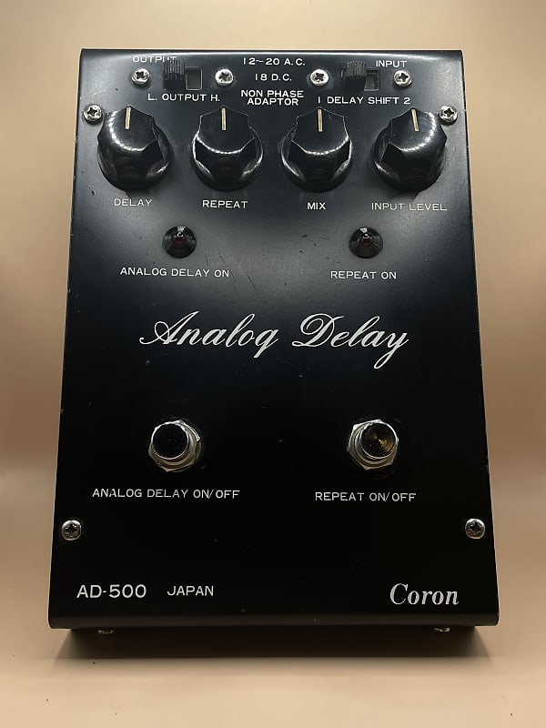 Coron AD-500 (with SAD1024 Reticon BBD) Late 70's - Noir | Reverb UK