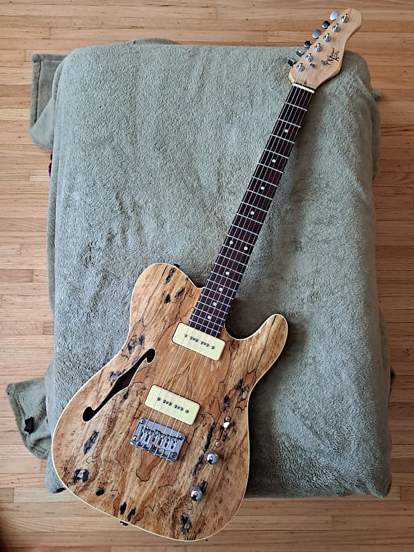 Michael Kelly 59 Thinline Tele Spalted Maple | Reverb
