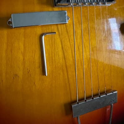 Bruno Maxitone ES-335 Style Electric Guitar - Pearloid | Reverb