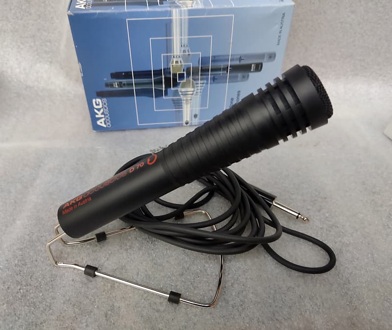 AKG ACOUSTICS D70 Microphone - Made in Austria like NEW | Reverb