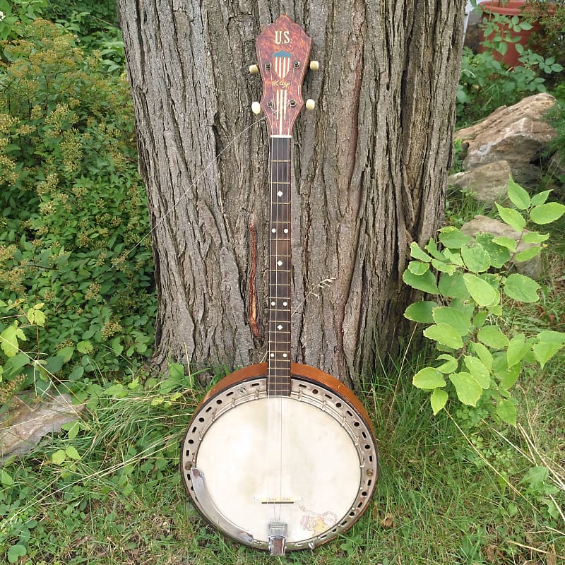 Kay US Patriotic 1940's 4 string Tenor Banjo | Reverb Canada