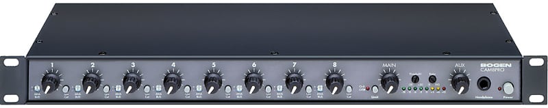 Bogen CAM8-PRO-RST-03 8-Input Mic/Line Mixer/Preamplifier | Reverb