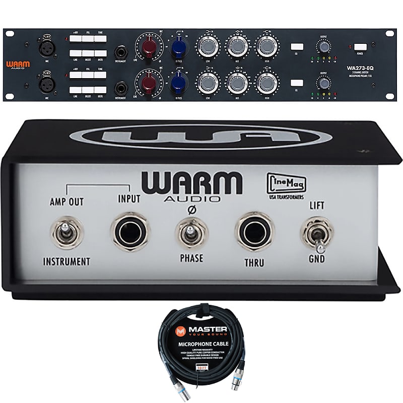 Warm Audio WA273-EQ 2-Channel Mic/Line/Instrument Preamp, | Reverb