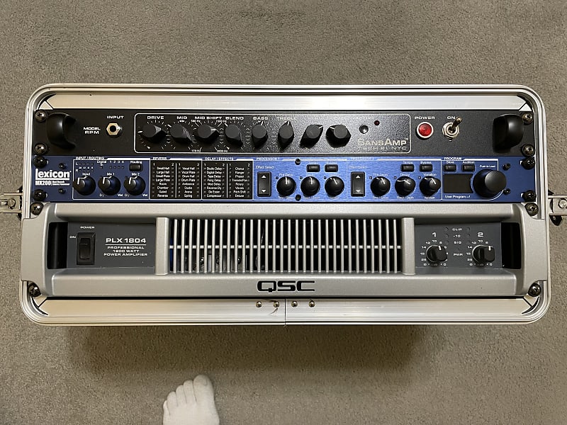 Tech 21 model SansAmp RPM, Lexicon model MX200, QSC model | Reverb