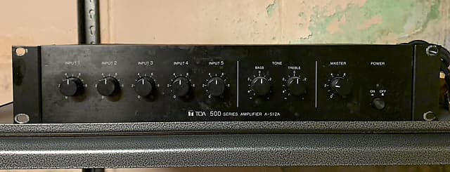 TOA 500 Series Amplifier A-512A (120 Watt) | Reverb