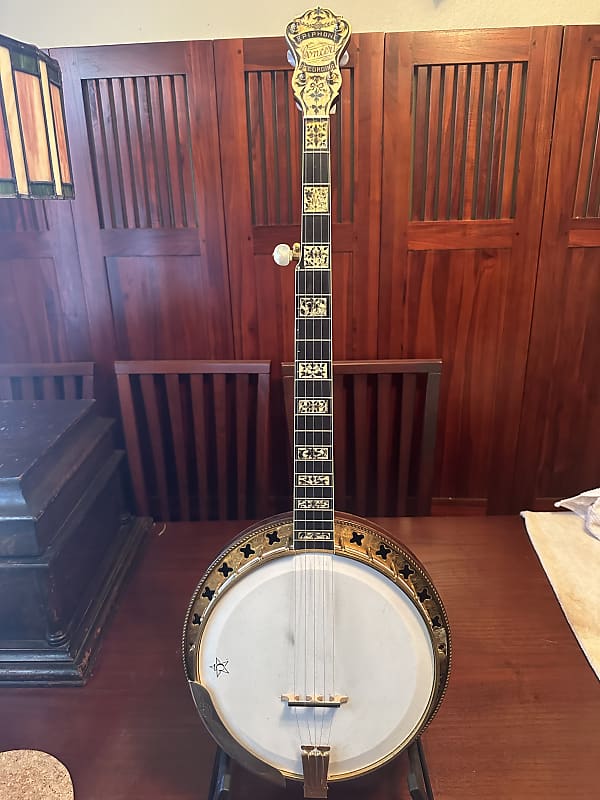 Epiphone Recording Concert Five string Banjo Circa 1934 - | Reverb