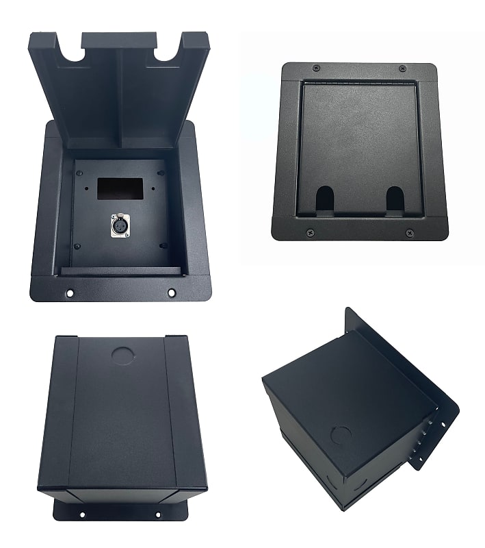 PROCRAFT FPML-1DEC1X-BK Recessed Stage Pocket / Floor Box 1 | Reverb