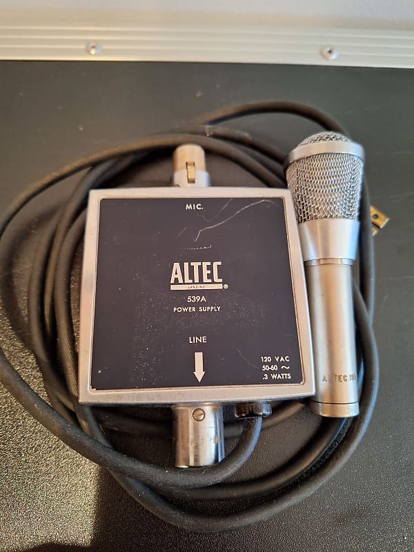Altec 195A lipstick mic system w/29B capsule & 539A power | Reverb UK