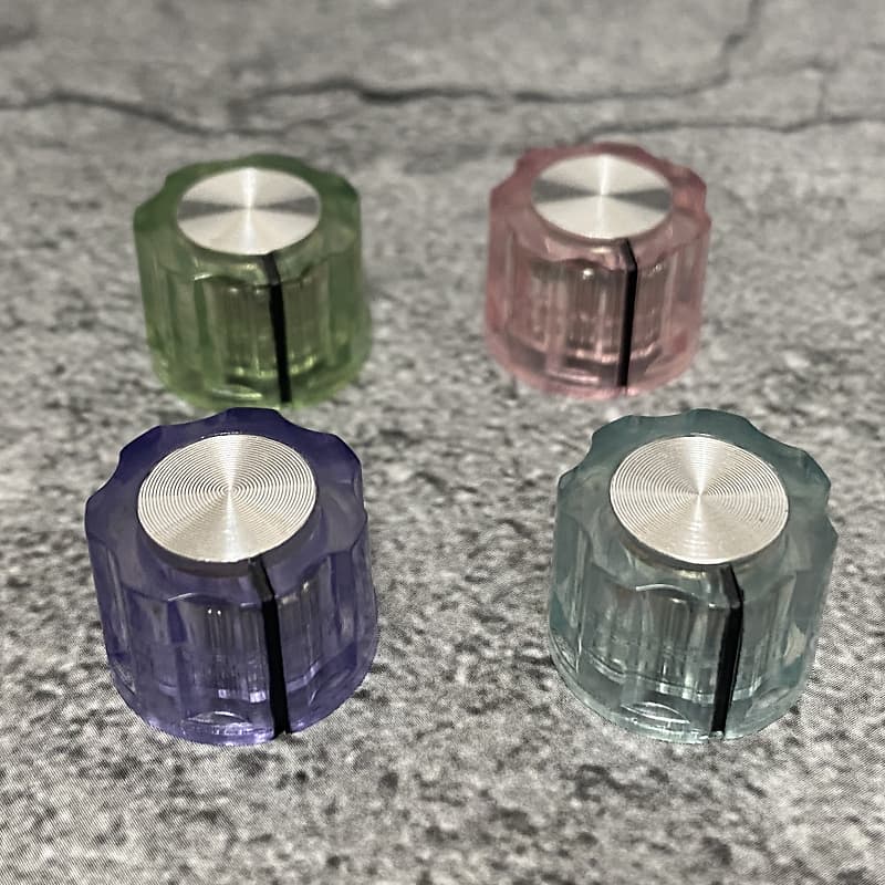 4x Custom Color Mix LTD Guitar Pedal Fluted Control Knob Boss | Reverb