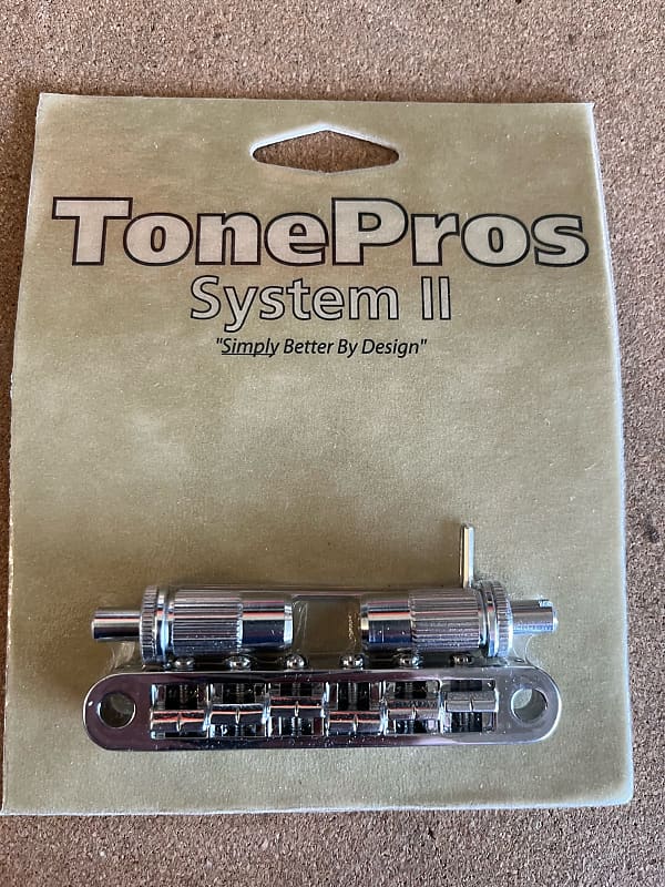Tone Pro aluminum bridge metric tpfa-c 2024 - chrome | Reverb