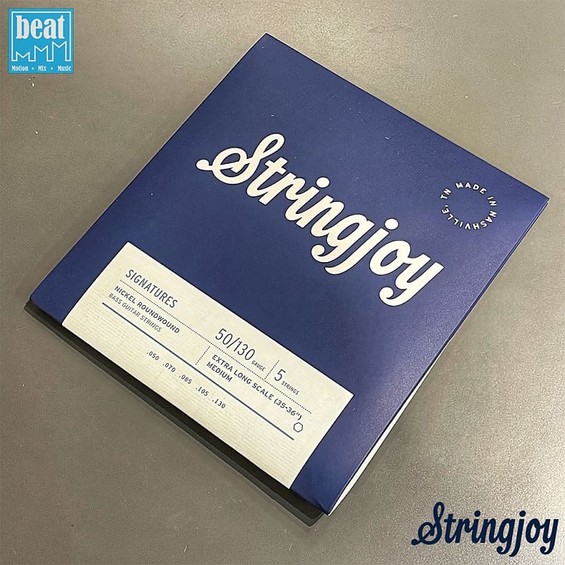 Stringjoy Signatures | Medium Gauge (50-130) 5 String Extra | Reverb