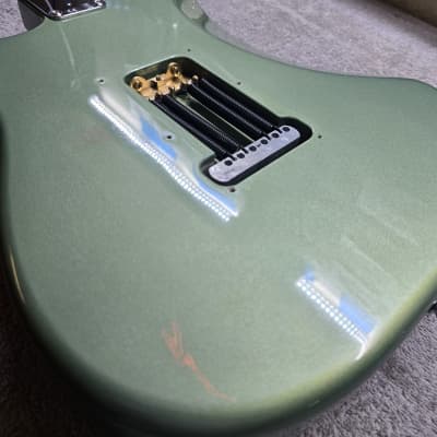 FENDER MIM STRATOCASTER BODY - JADE GREEN | Reverb