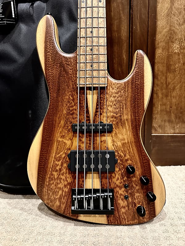 Sadowsky J/MM 2022 Limited Edition Snakewood/Birdseye/Ash 5 | Reverb