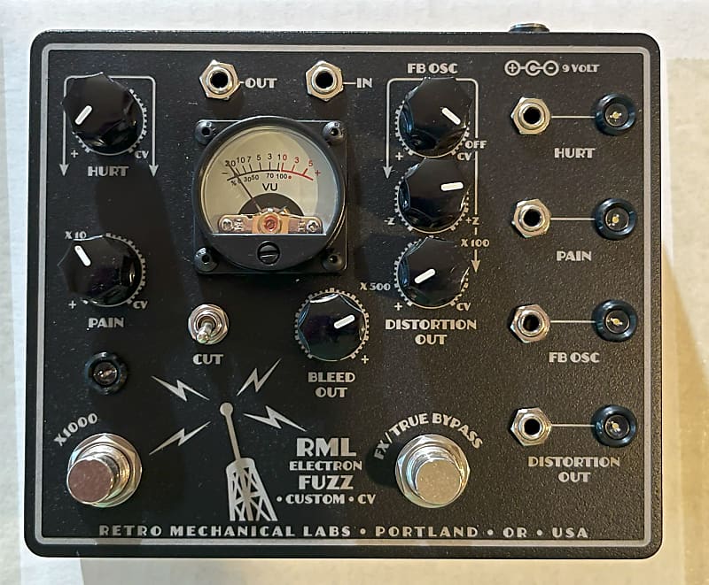 Retro Mechanical Labs Electron Fuzz Custom CV Euro pedal | Reverb