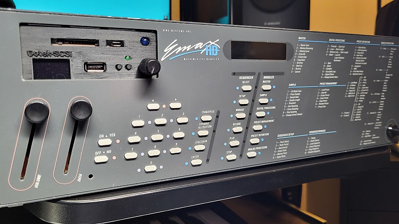 EMU EMAX I HD Rack Sampler w/ Gotek SCSI Floppy & HD + OLED | Reverb
