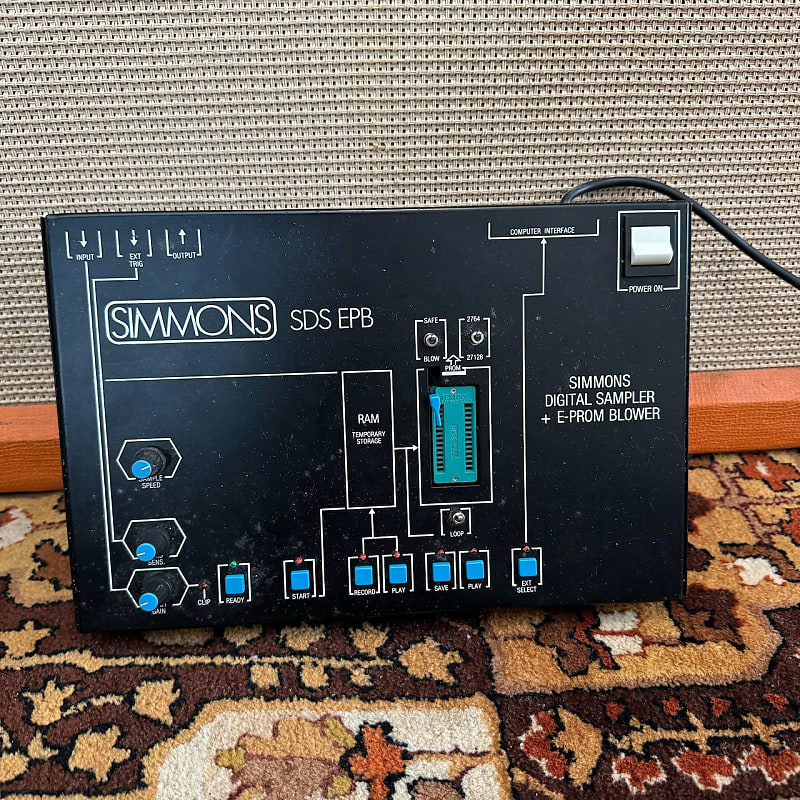 Vintage 1980s Simmons SDS EPB Drum Machine Digital Sampler | Reverb