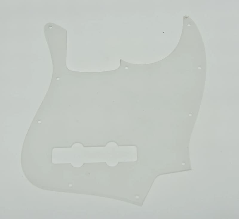 10-Hole Jazz Bass Pickguard (4-String) - Transparent | Reverb UK
