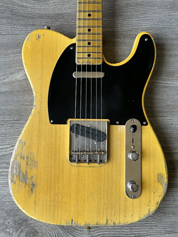 Kauffmann '56 T Butterscotch Heavy Aged Telecaster NEW | Reverb Canada