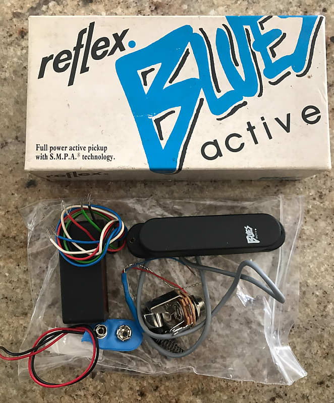 Reflex Blue active single coil pickup 1992 Black | Reverb UK