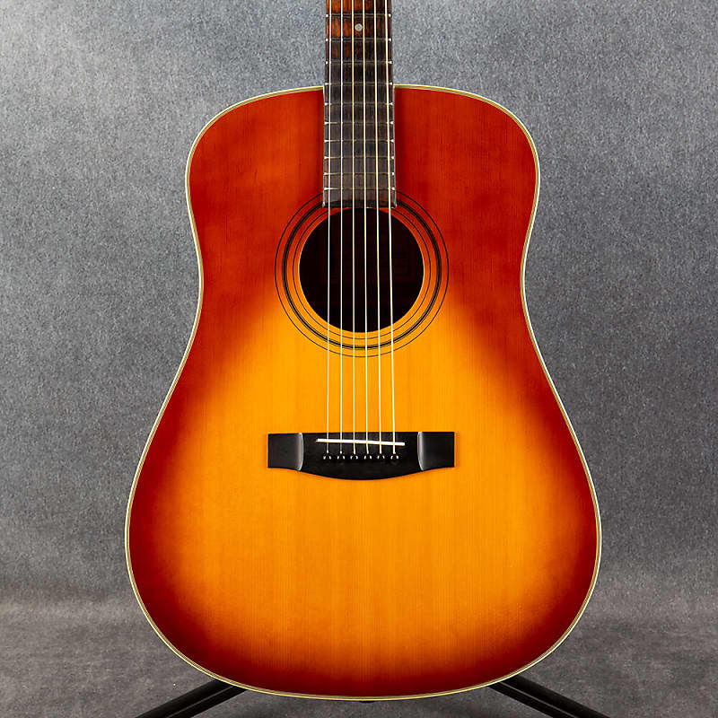 Harmony H6850s Acoustic Guitar - Left Handed - Sunburst - | Reverb UK
