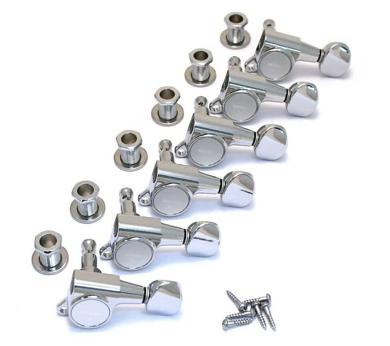 NEW Gotoh 6 In Line Mini TUNERS for Electric Guitar 16:1 | Reverb