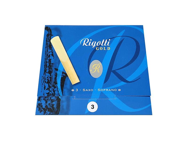 Rigotti Gold RGS30/3 soprano saxophone reeds | Reverb