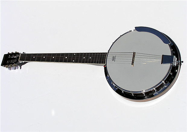 Galveston Left Hand 6-String Mahogany Banjo | Reverb