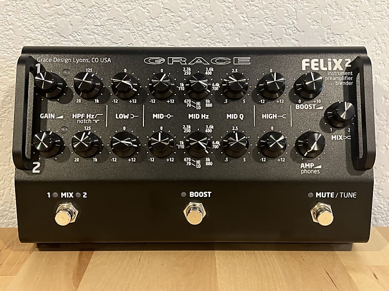 Grace Design FELiX 2 Instrument Preamp/Blender 2022 Black | Reverb