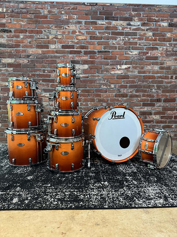 Pearl Reference Series Shell Pack - Root-Beer Lacquer Fade (9 | Reverb