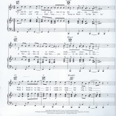 Kenny Chesney Save It for a Rainy Day Sheet Music | Reverb