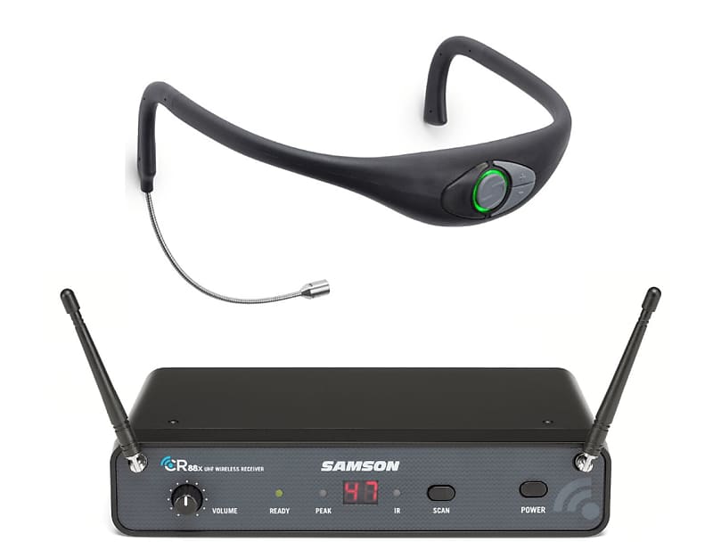 Samson SWC88XAH8-D Wireless Headset System with | Reverb