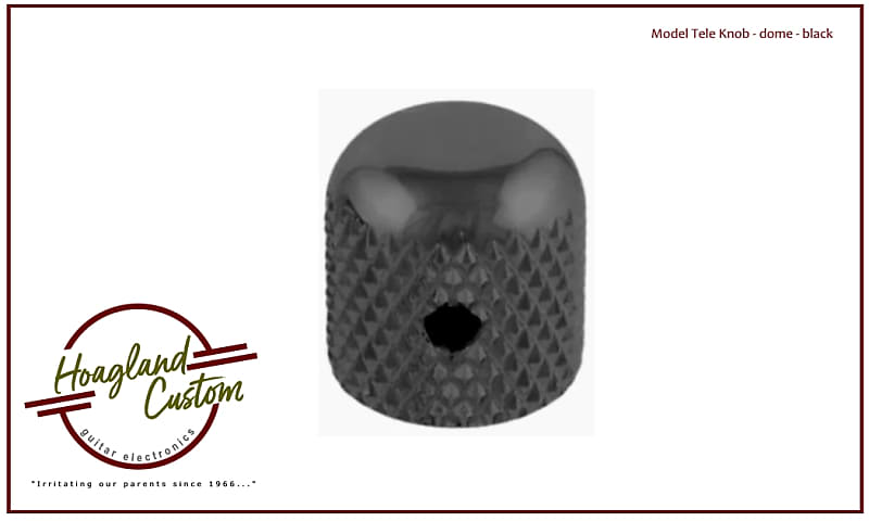 Allparts Black Dome Tele Knobs - Fits CTS Pots - sold each | Reverb