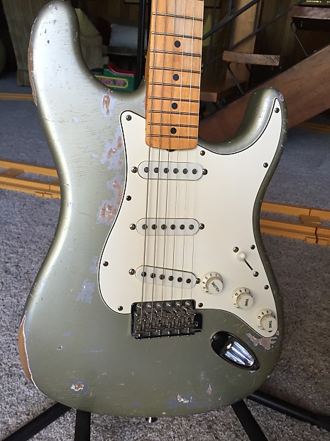 Custom MJT Stratocaster - Inca Silver Relic (Mark Jenny) | Reverb