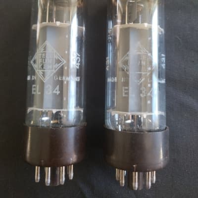 ARS EL34 SED WING-C RUSSIA Quad - 2 Matched Pairs 2010, NOS | Reverb