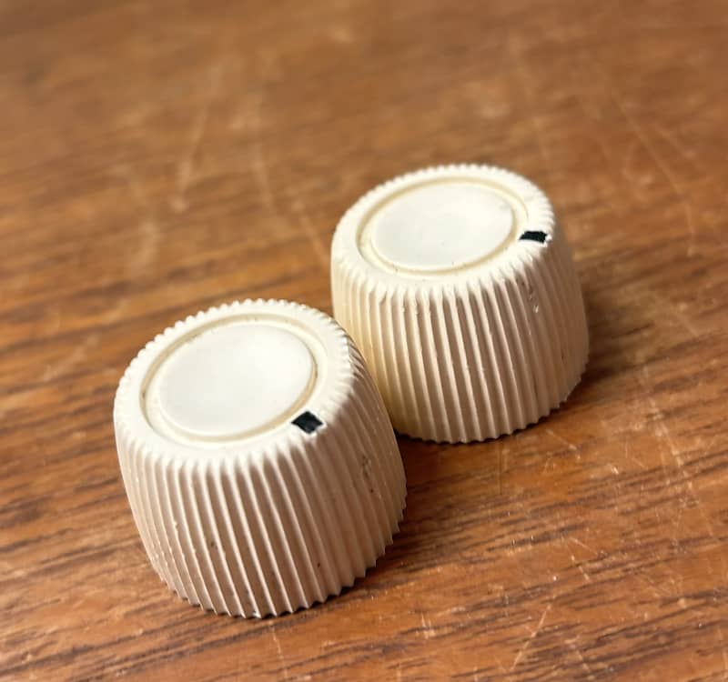 Danelectro/Silvertone Cupcake Knob Pair Late 1950's/60's - | Reverb
