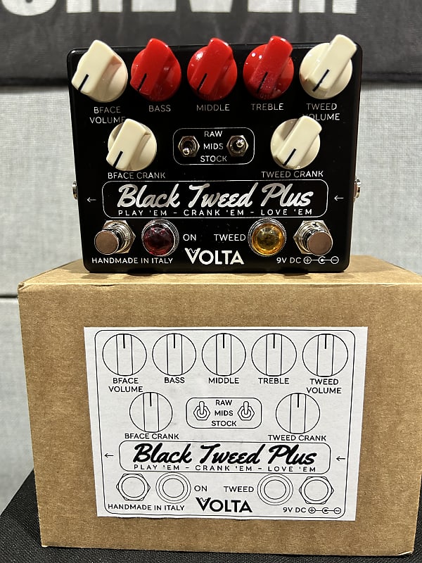 Volta Custom Electronics Black Tweed PLUS | Reverb