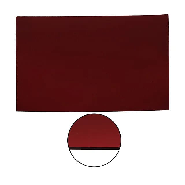 Acrylic Mirror Pickguard Material - 1-Ply Red - 17 x 11.5 | Reverb