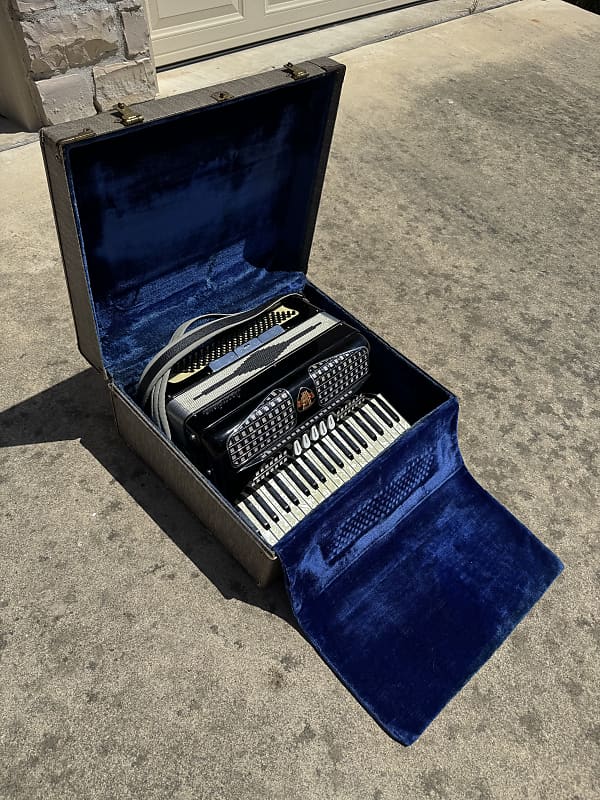 Accordiana Exelsior Model 308 1980’s - Black | Reverb