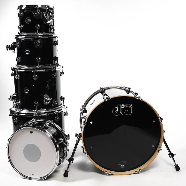 DW Performance Series 5pc Gloss Black 10/12/14/16/20 | Reverb