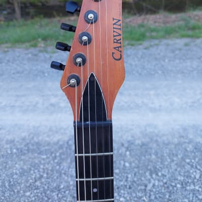 Carvin Flamed Koa DC400 1997 Neck Thru Fishman Fluence Modern | Reverb