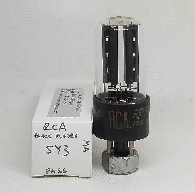 RCA 5Y3GT Black Plate Rectifier Single NOS | Reverb