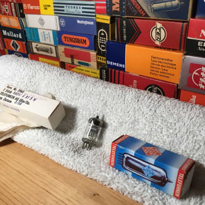 Telefunken Germany EF86 early 60s silver cage,diamond | Reverb