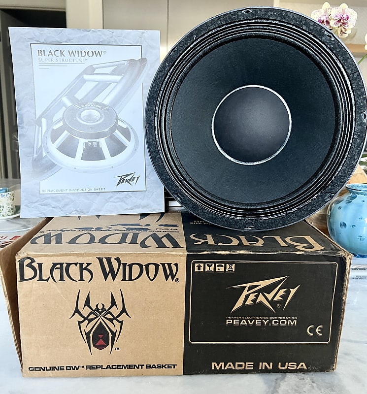 Peavey 1201-8 12 inch 8 Ohm BW SPKR Black Widow Replacement | Reverb