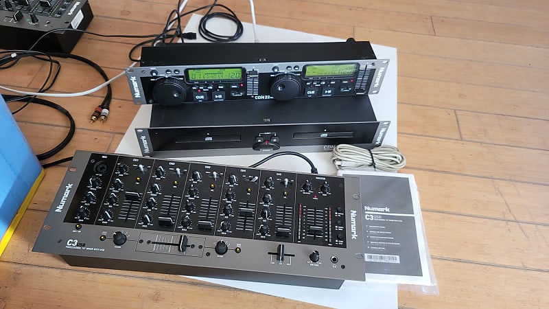 Numark CD Deck and Mixer C3USB CDN22 MK5 2010's - Black | Reverb