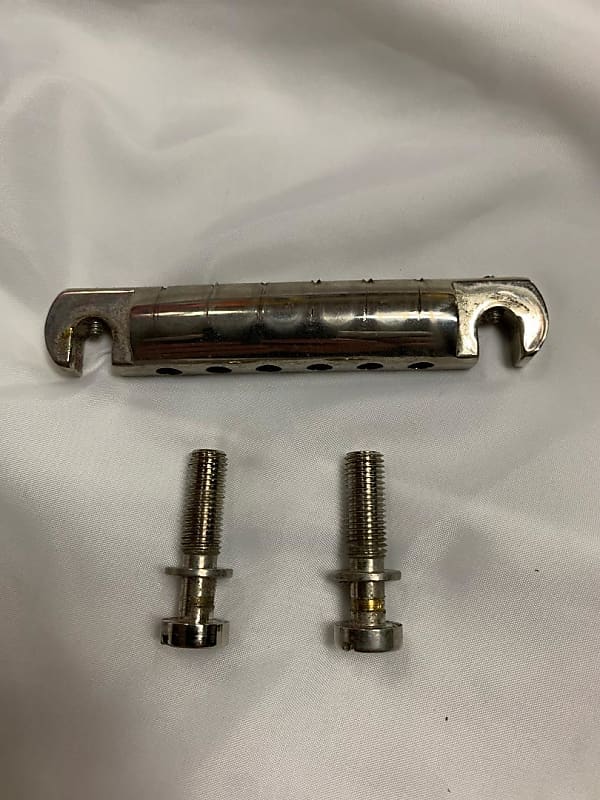 Genuine Gibson Wraparound Bridge 1998 Nickel | Reverb