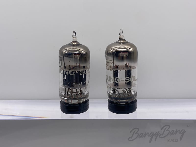 Matched Pair Tung-Sol 12AT7/ECC81 Dual Triode Guitar Amp. | Reverb