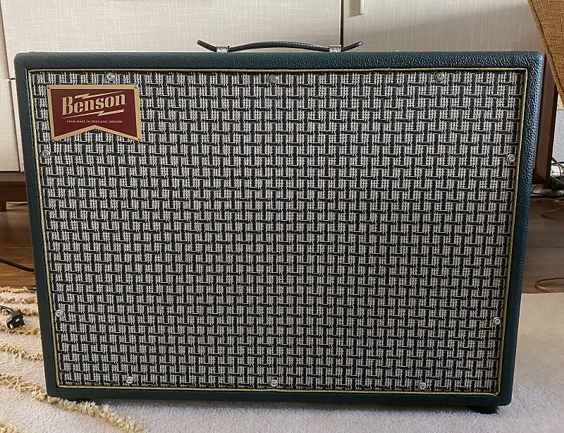 Benson Monarch 1 x 12 Combo 2021 Green Tolex with Checkered | Reverb